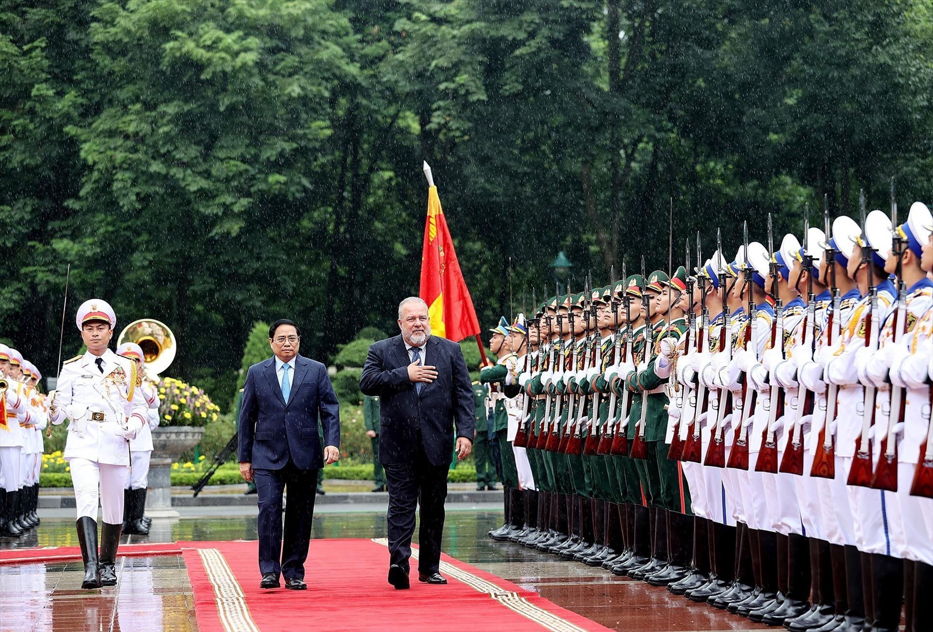 Cuban Prime Minister arrives, begins official friendship visit