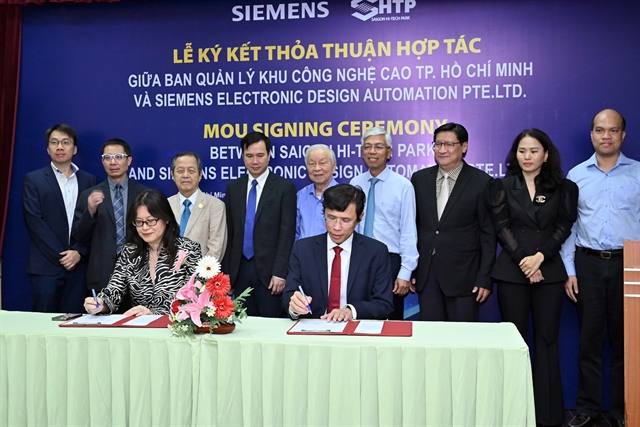 Saigon Hi-Tech Park, Siemens promote training in semiconductor industry