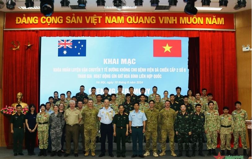 Vietnamese peacekeepers gear up for medical evacuations with Australian ...