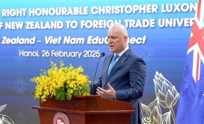 Le Premier ministre néo-zélandais échange avec les étudiants de l ...