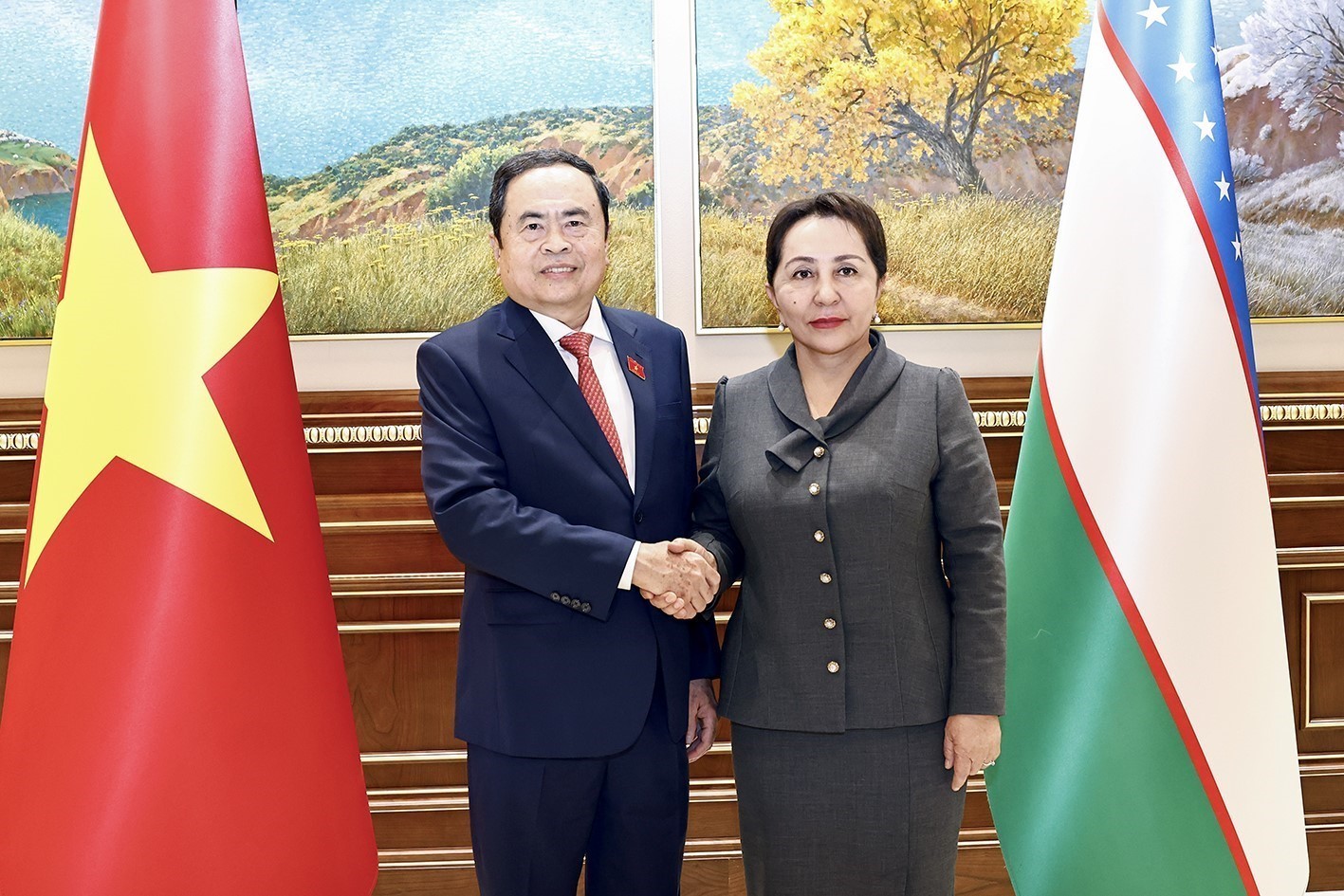 Chủ tịch Quốc hội Trần Thanh Mẫn hội đàm với Chủ tịch Thượng viện ...